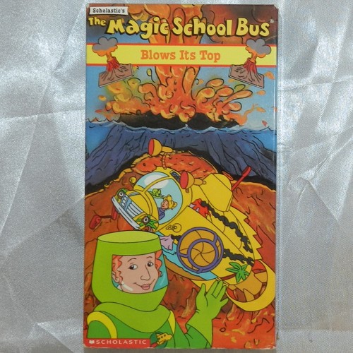 THE MAGIC SCHOOL BUS BLOWS IT'S TOP Scholastics VHS Slip Sleeve Cover ...