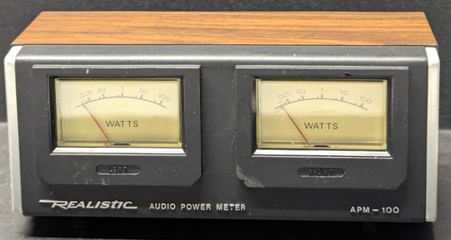 Realistic APM-100 Audio Power Meter Tested & Working | eBay
