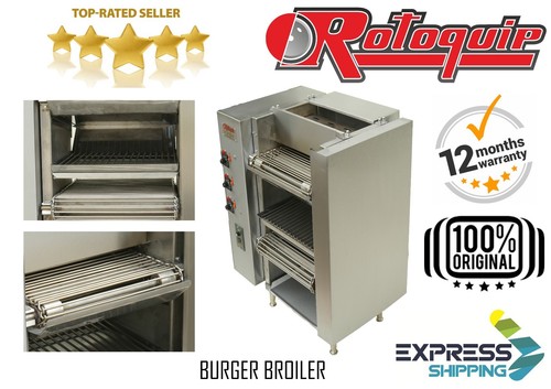BURGER BROILER AUTOMATIC CONVEYOR BURGER MACHINE HIGH PRODUCTION ...