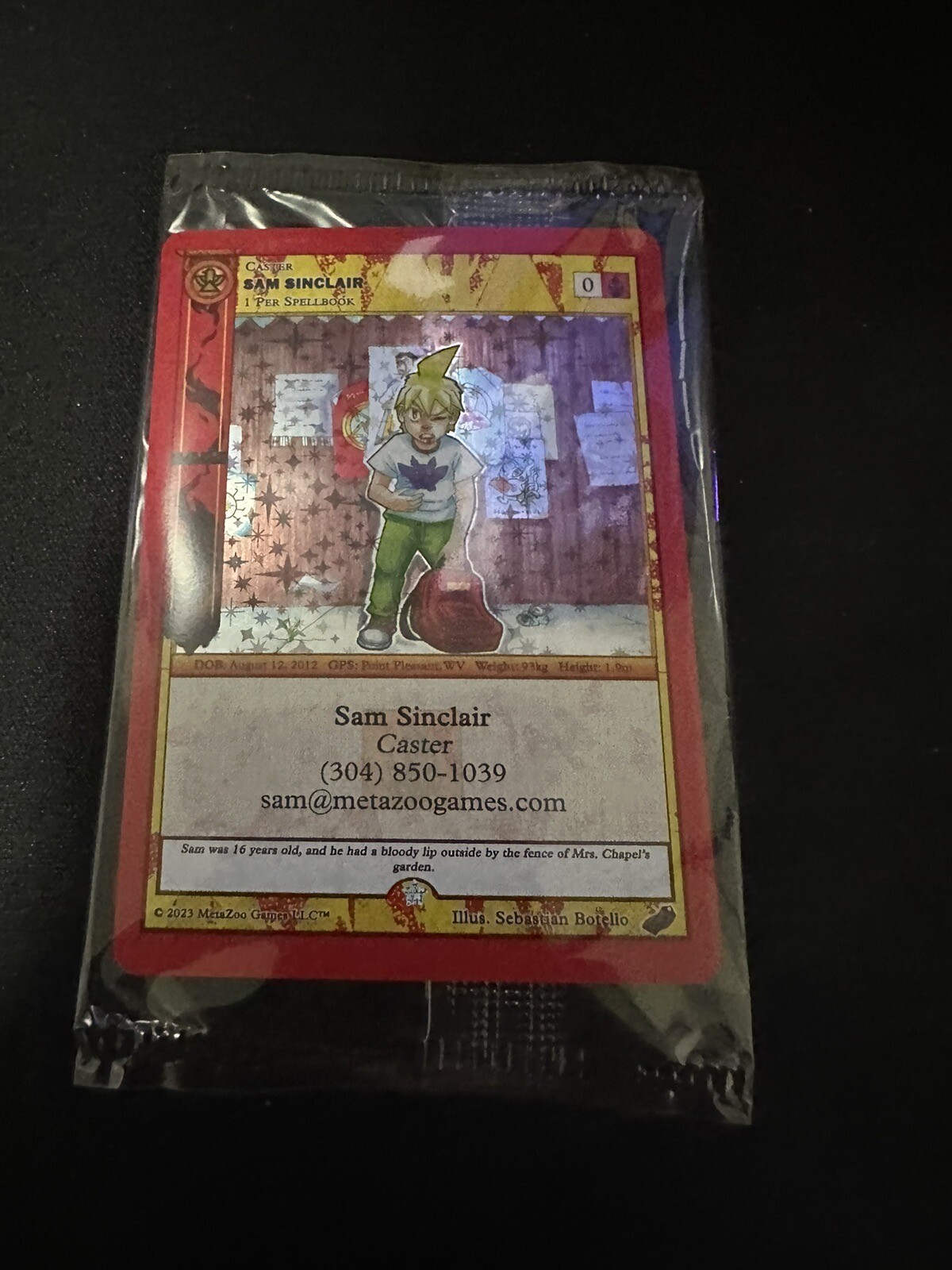 Metazoo Sam Sinclair Collect-A-Con Long Beach California 2023 Promo Card | eBay