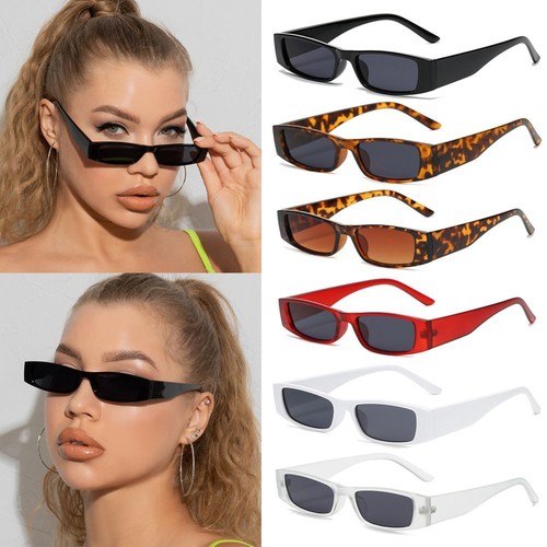 Narrow Sunglasses Retro Sun Glasses Small Rectangle Sunglasses Small ...