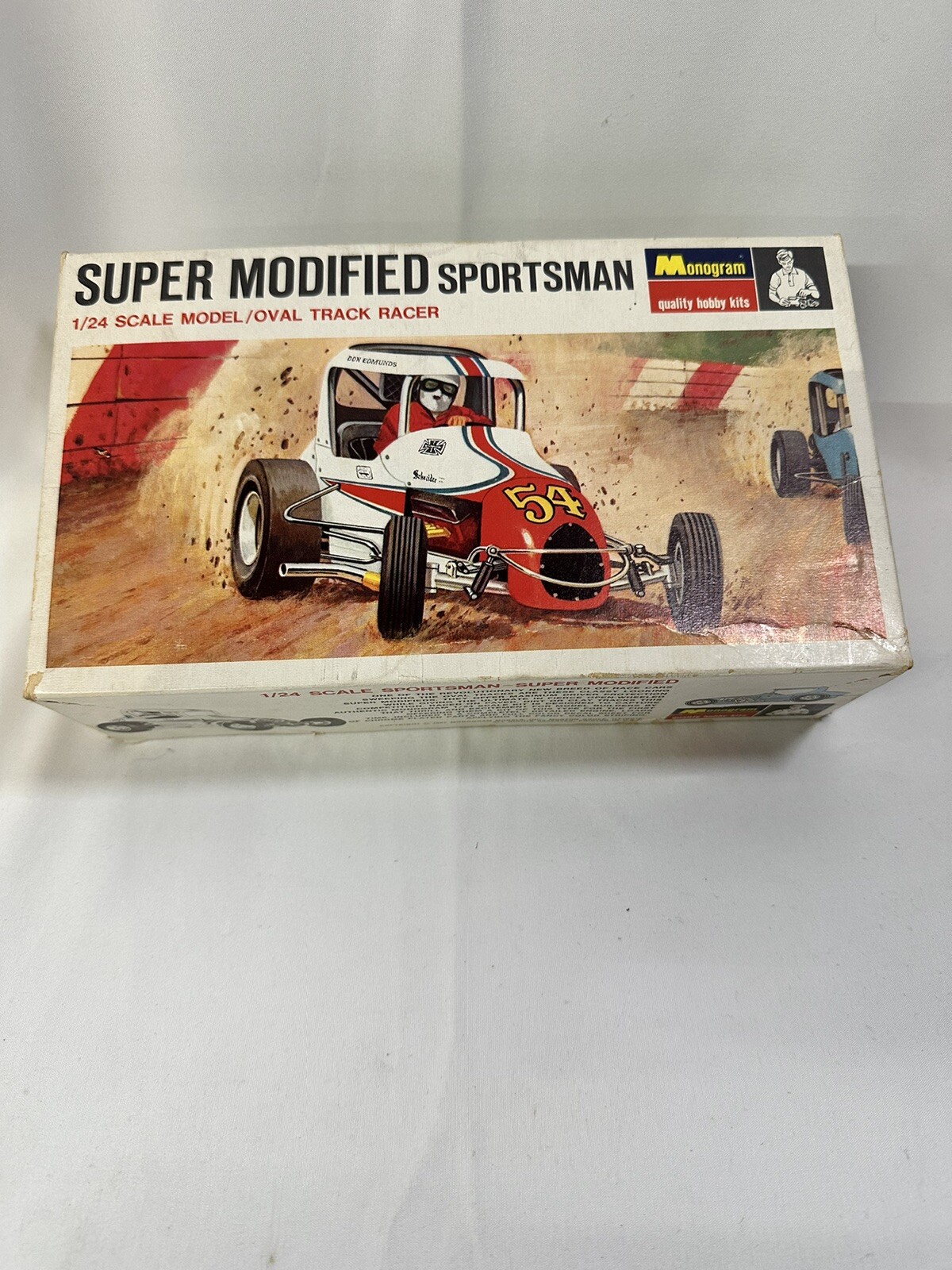 Vintage 1967 Monogram Super Modified Sportsman 1/24 PC173 Dirt Track ...