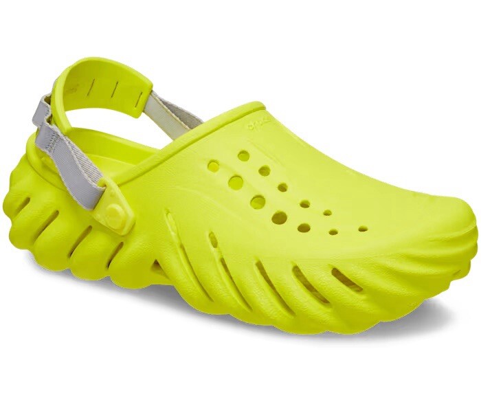 Crocs Echo Clogs w/ Reflective Strap Acidity Neon Yellow Slides Men’s ...