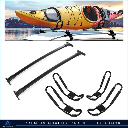 Roof Rack For 2016-2018 Ford Explorer Luggage 2x Cross Bar cargo + 4x ...