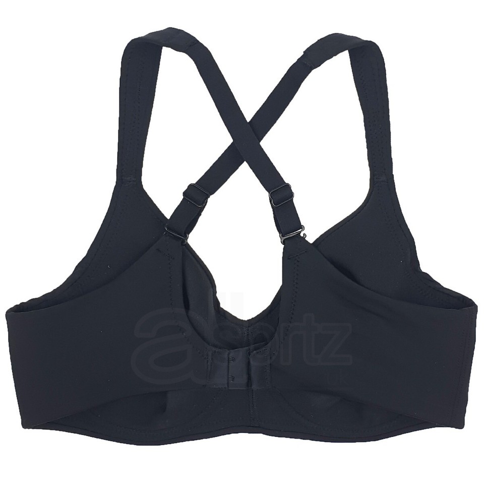New Ladies Underwired Bra ex M S Flexible Fit Full Cup Multi Way Strap ...
