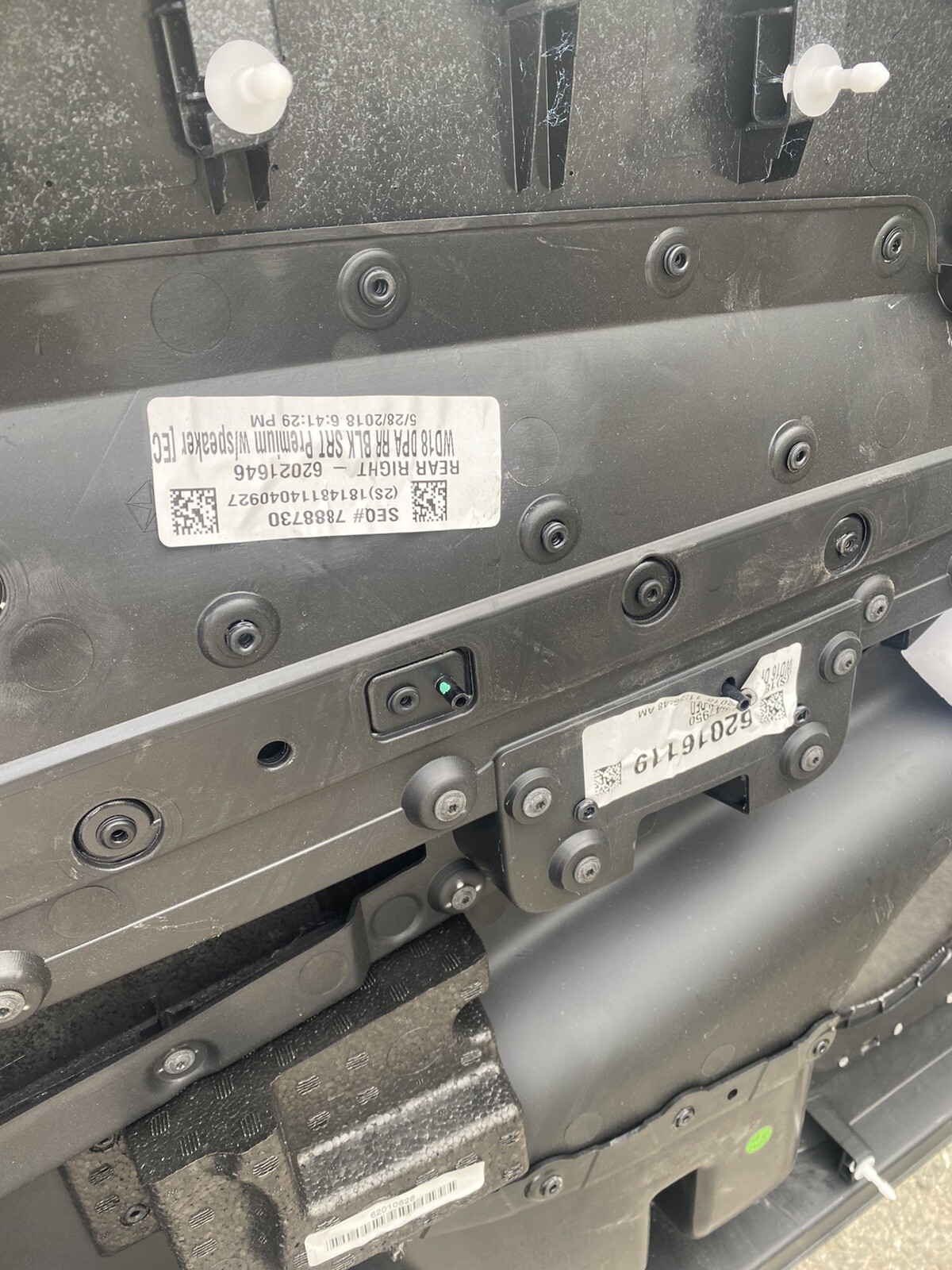 2011-2021 DODGE DURANGO SRT RIGHT PASSENGER REAR DOOR TRIM PANEL CARBON ...