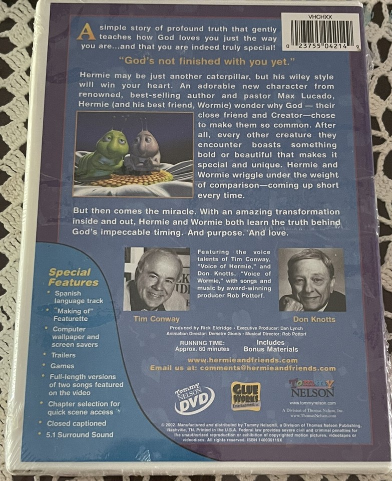 Hermie Friends - Hermie: The Common Caterpillar (DVD, 2003) 23755042149 ...