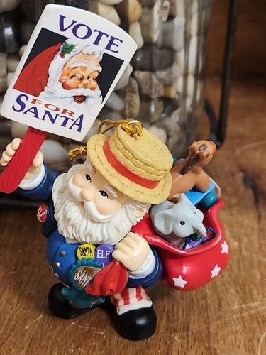 ENESCO CHRISTMAS Vote For Santa Ornament 1996 Vintage | eBay