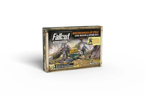 Fallout: Wasteland Warfare Brotherhood of Steel Elder Maxon & Captain ...