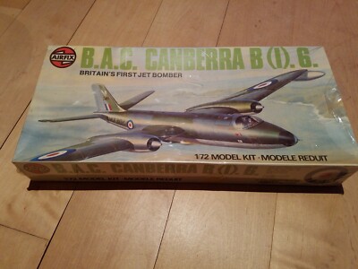 Airfix BAC Canberra B I 6 1/72 Model Kit Britain's First Jet Bomber ...