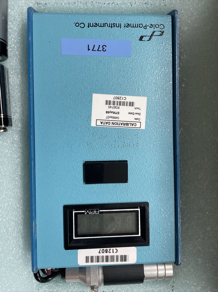 Cole Parmer Model 8205 Digital PhotoTach Meter - Needs New Batteries | eBay
