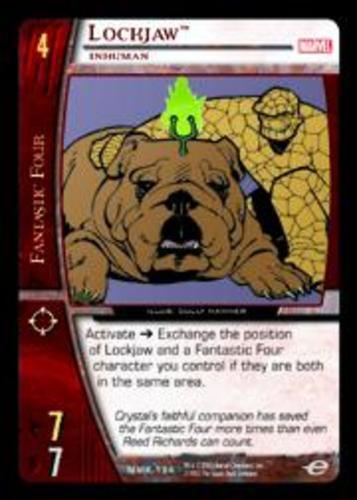 VS System: Lockjaw, Inhuman [Played] Marvel Knights TCG CCG Classic ...