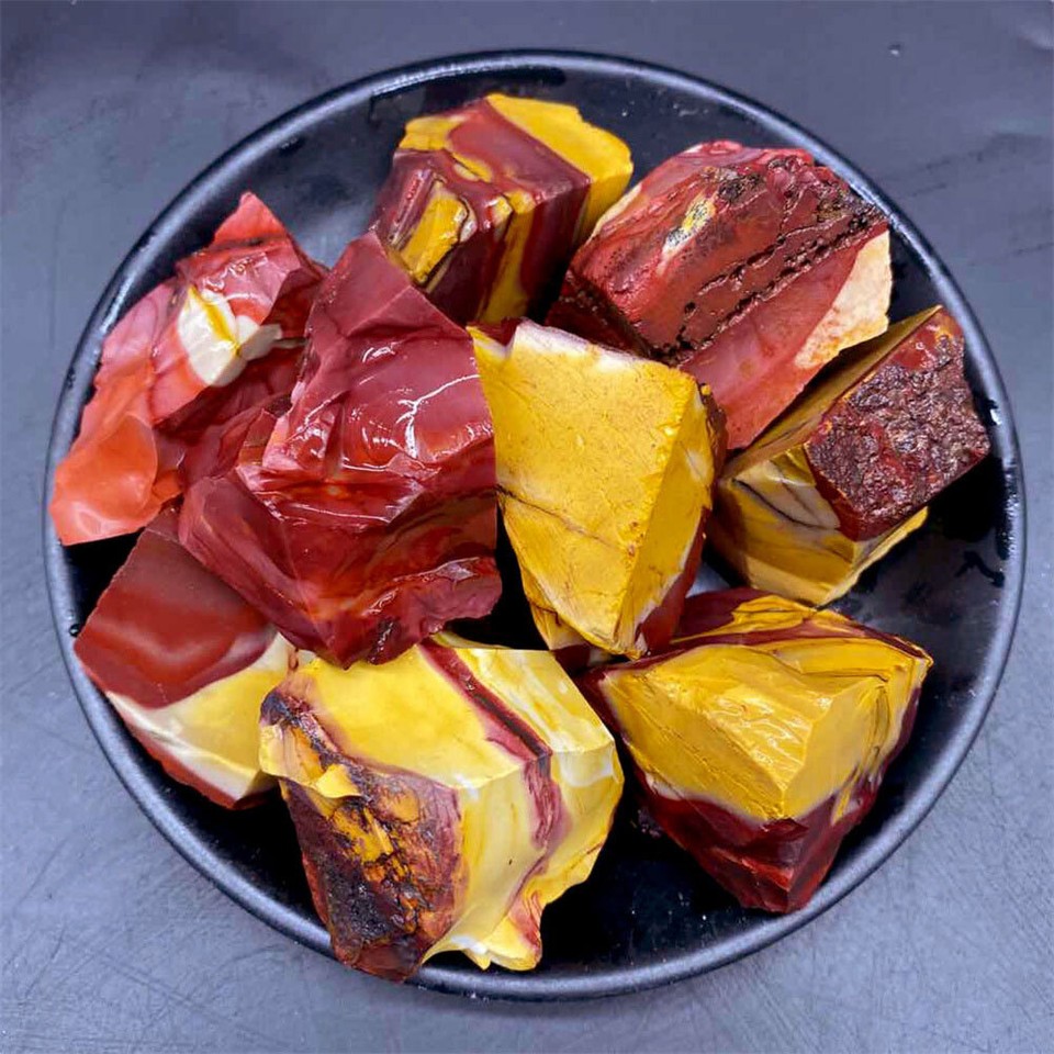 100g Natural Irregular Egg Yolk Raw Rough Stone Healing Crystal Quartz ...