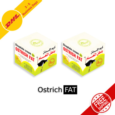 2 Box Natural & Herbal Ostrich Fat Cream Rheumatoid Knee Roughness ...