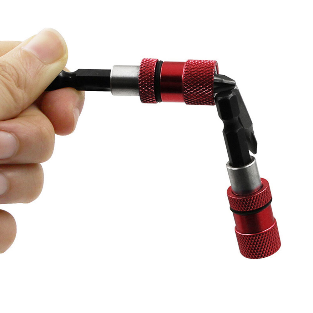 1/4inch Hex Shank Extension Drill Bit Holder 6.35mm for Screw Nut (Red ...