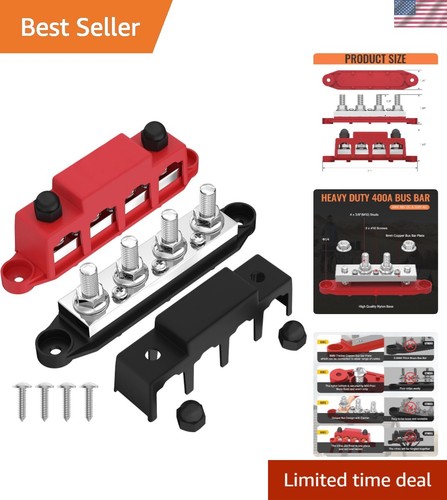 400A Heavy Duty Waterproof Bus Bar for Automotive & Marine Power ...