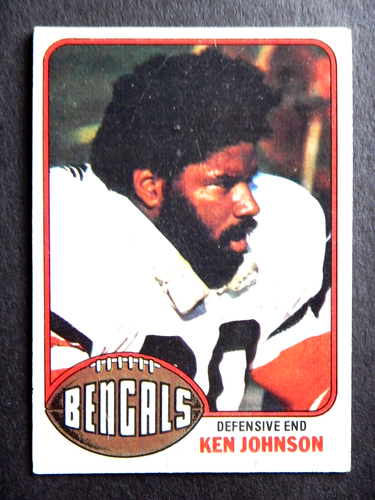 Ken Johnson #189 Topps 1976 Football Card (Cincinnati Bengals) *VG | eBay