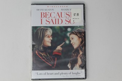Because I Said So DVD Widescreen Diane Keaton Mandy Moore 683904700322 ...