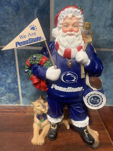 The Danbury Mint Penn State Christmas Santa Claus Nittany Lions ...