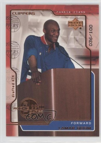 1999-00 Upper Deck Rookie Class UD Exclusives /100 Lamar Odom #159 ...