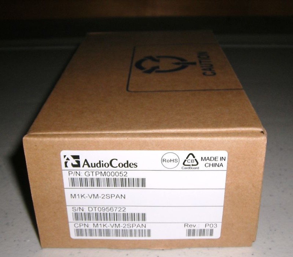 AudioCodes M1KB-VM-2SPAN | eBay