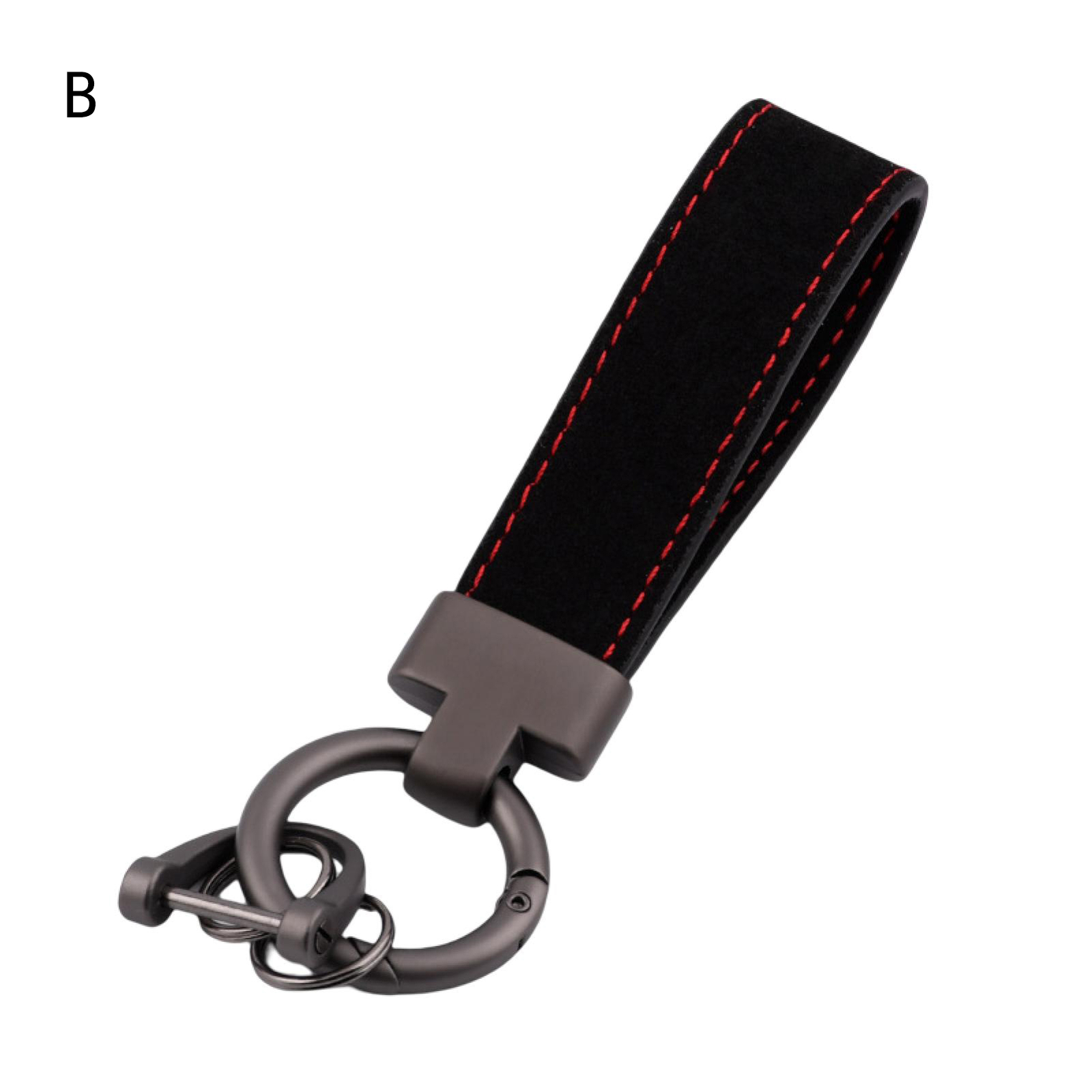 Faux Leather Key Chain Men Women Unisex Gift Bag Ornament Faux Leather ...
