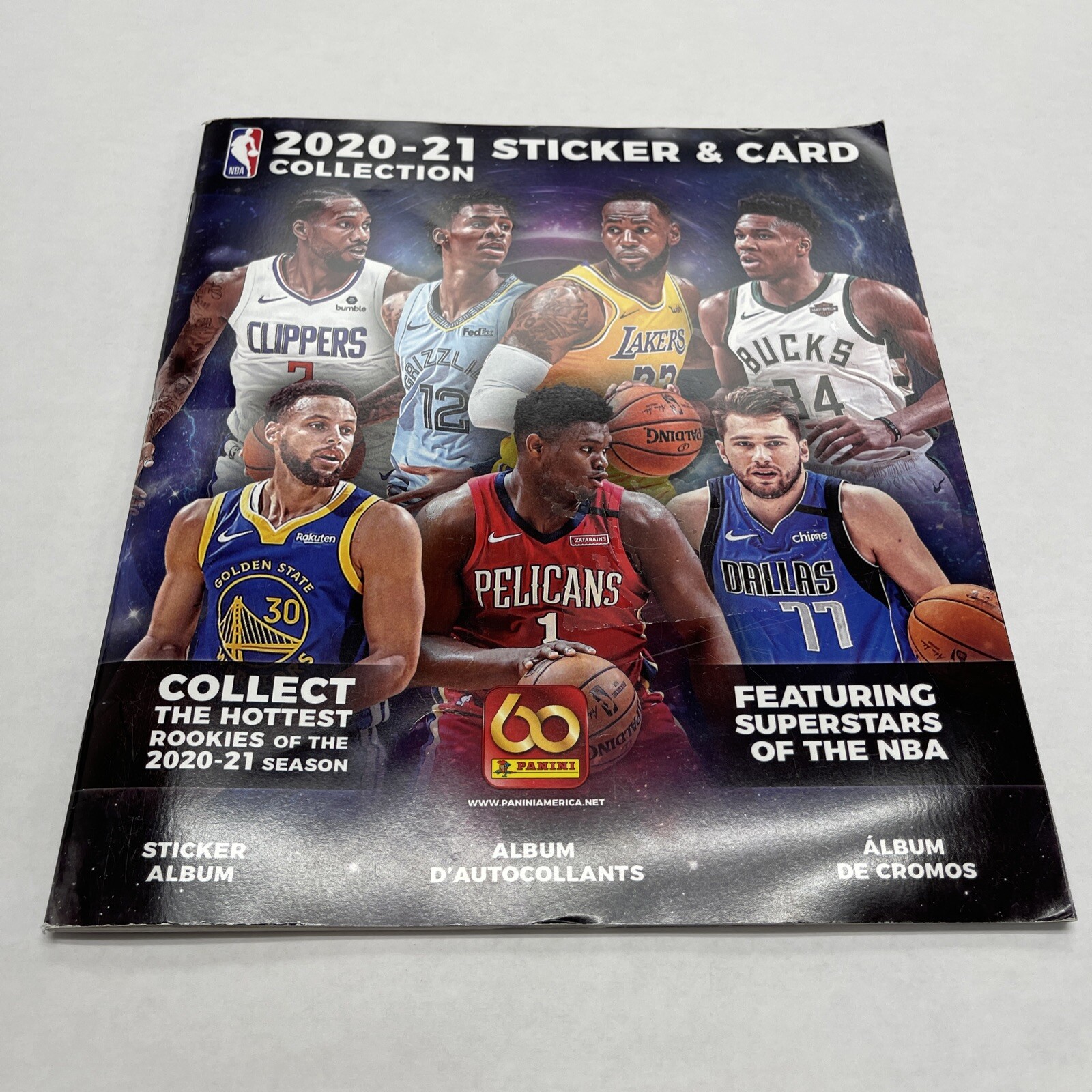2020-21 Panini NBA Sticker & Card Collection Album 10 Stickers | eBay