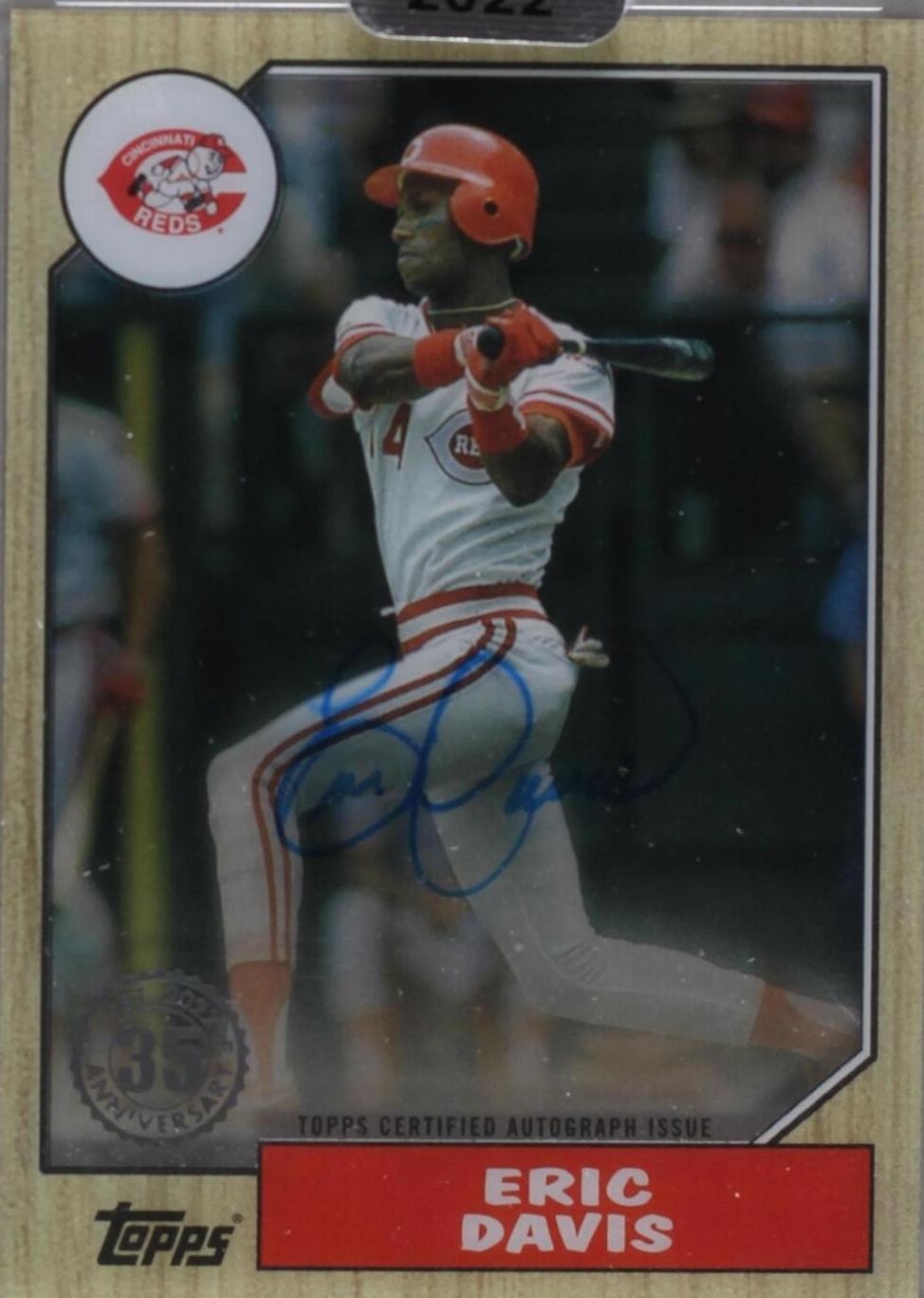 2022 Topps Clearly Authentic Autographs - 1987 Topps Baseball ...