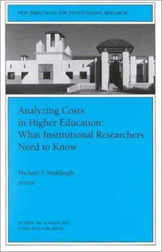 JB IR Single Issue Institutional Research Ser.: Analyzing Costs in ...