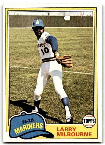 1981 Topps Larry Milbourne . Seattle Mariners #583 | eBay