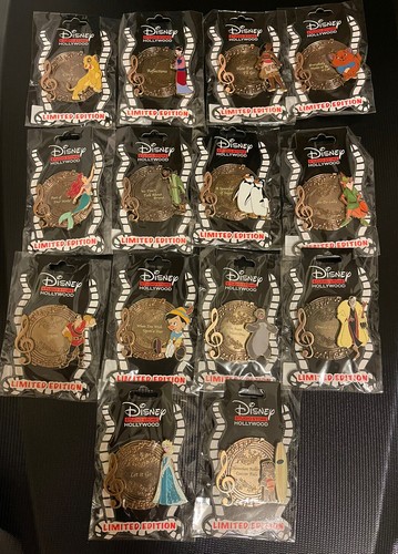 Disney D23 Expo 2022 DSF DSSH Music Series LE 400 COMPLETE Pin Set IN ...