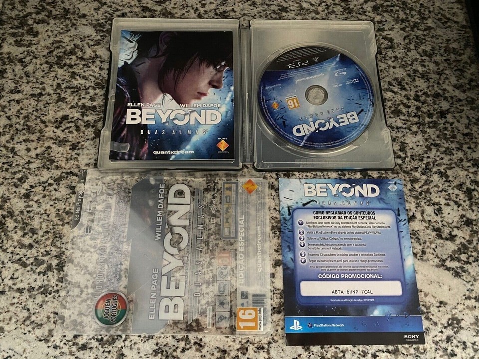 Beyond Two Souls Steelbook Duas Almas Sony PS3 CIB Region Free English Portugues | eBay