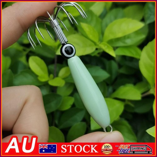 Luminous Squid Hooks Fishing Tackle Lures Squid Jigs Hook for Fisherman ...