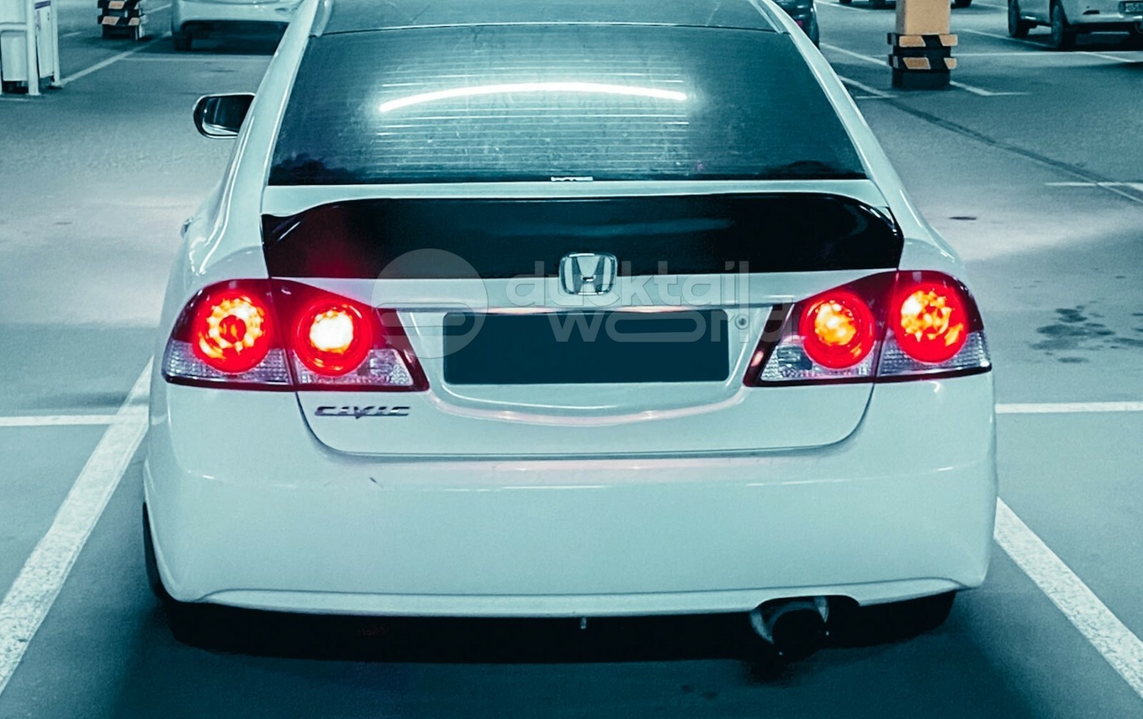 Ducktail spoiler for Honda Civic FA FD Acura CSX 2005-2011 Rear Boot ...