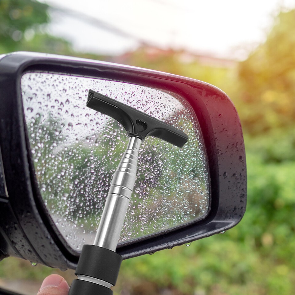 Retractable Rear-View Mirror Wiper Portable Cleaner Wiper Glass ...
