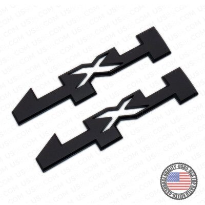 2pcs 4x4 For GMC Canyon Sierra Side Fender Pickup Badge Emblem ...