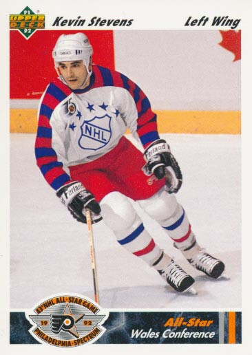 1991-92 Upper Deck #613 KEVIN STEVENS - NHL All-Stars | eBay