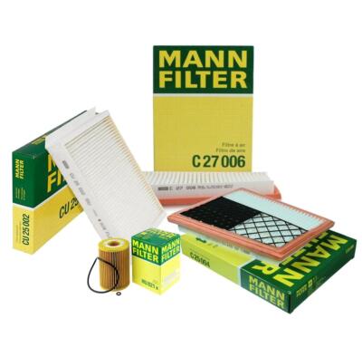 Mann Oil Paper Cabin 2 Air Filter Service Kit For Mercedes W166 X166 ...