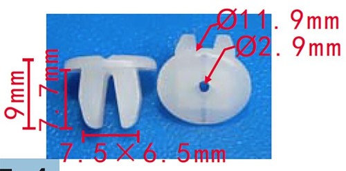 20PCS Fit Hyundai Accent Elantra Santa Front Bumper Screw Grommet ...