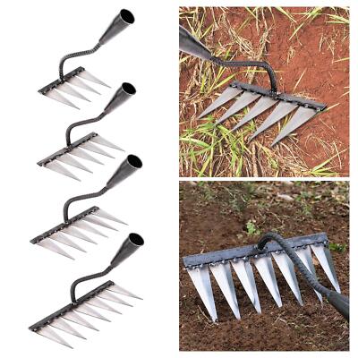 Garden Rake Durable Loosening Soil Rake Sharp Tines Rake Garden Weeding ...