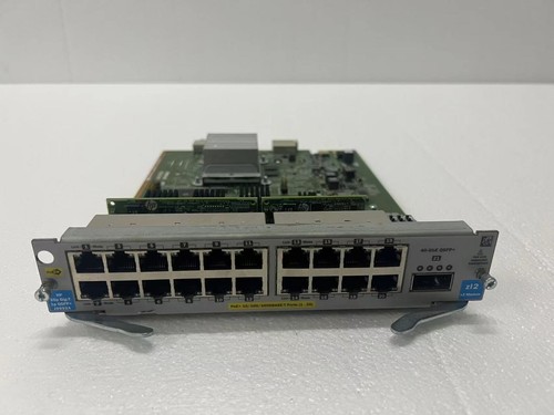 HP J9992A 20-port PoE+ MACsec & 1-port 40GbE QSFP+ v3 zl2 network ...