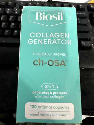 Biosil Collagen Generator with ch-OSA collagen 120 Capsules Exp 6/2026 ...