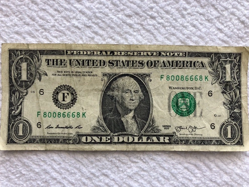 0 Dollar Bill