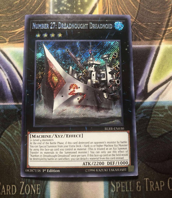 NUMBER 27: DREADNOUGHT DREADNOID *** SECRET RARE BLRR-EN030 MINT/NM ...