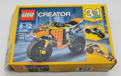 LEGO Sunset Street Bike 3-in-1 Creator Set 31059 COMPLETE w/ Manual ...