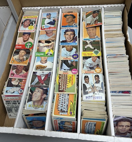 1960 TO 1969 TOPPS BASEBALL COLLECTION (5200 CARDS) MANY HALL FAMER ...