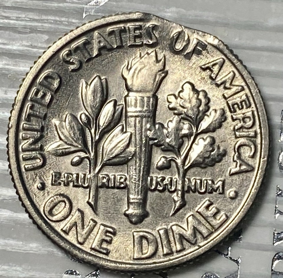 1983 P Dime Clip Error Beautiful Coin Off Center Strike | eBay