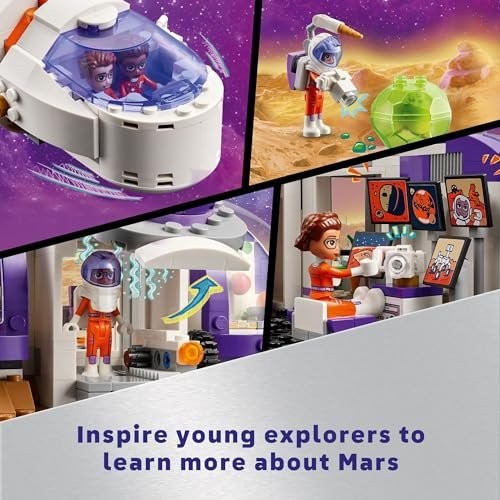 LEGO Friends Mars Space Base and Rocket Set, Science Toy for Pretend ...