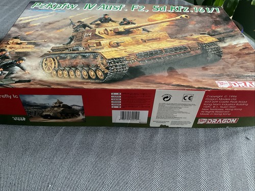 Dragon Model Kit 1/35 PzKpfw IV Ausf F2 Sd.Kfz 161/1 German WWII #9019 ...