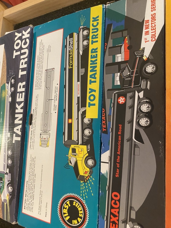 1994 SUNOCO TOY TANKER TRUCK COLLECTOR'S EDITION/BP TANKER/SHELL TANKER ...